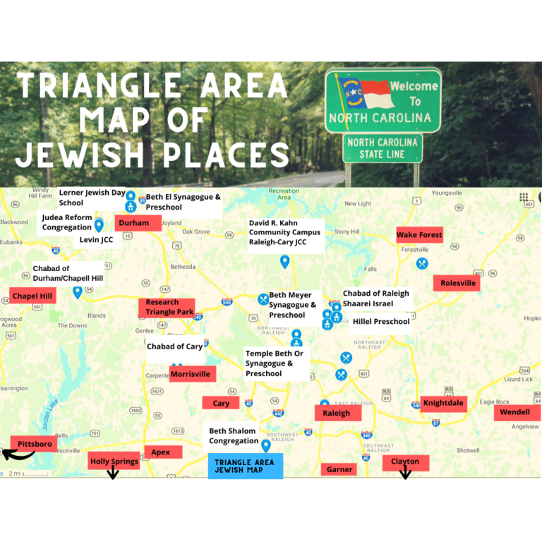 Triangle Area Jewish Resources | Jamie EliahuJamie Eliahu